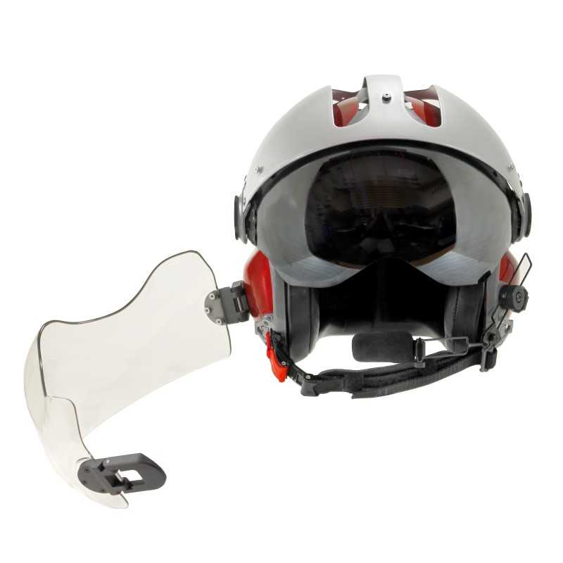 Maxillo Polycarbonate Helicopter Helmet Face Shield Kit