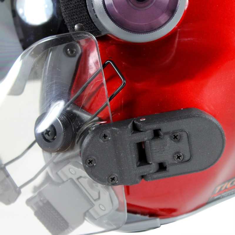 Maxillo Polycarbonate Helicopter Helmet Face Shield Kit