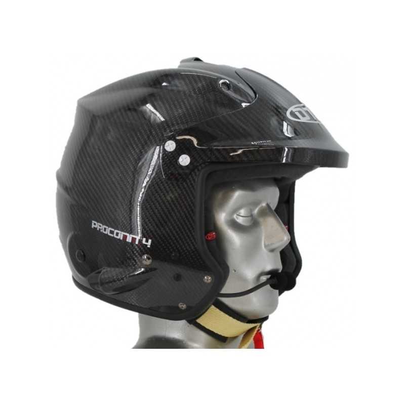 DTG Procomm 4 Marine Open Face Carbon Fiber Helmet (Non Mask Use)