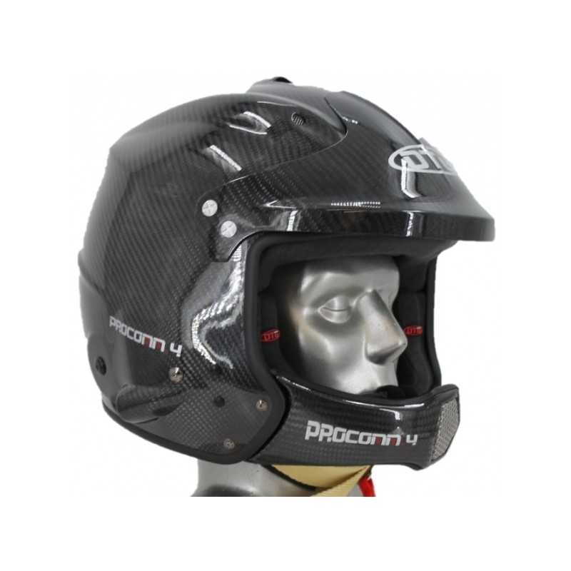 DTG Procomm 4 Marine Open Face Carbon Fiber Helmet (Non Mask Use)