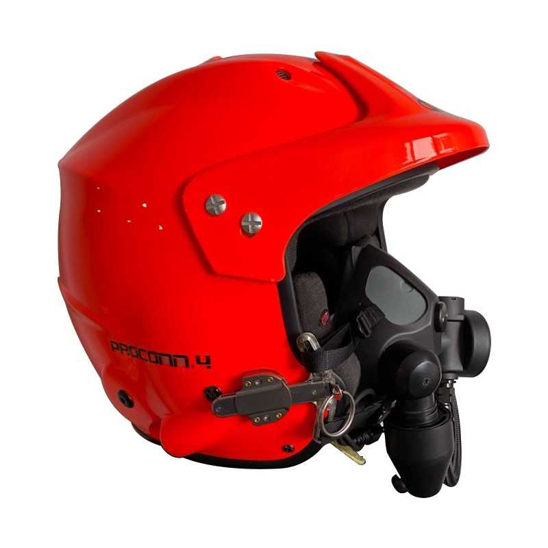 DTG Procomm 4 Marine Open Face Composite Helmet with Comms (Mask Use)