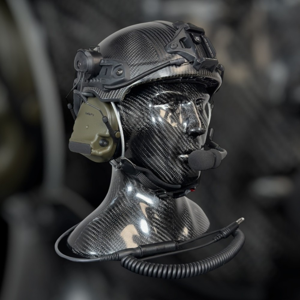 Icaro Carbon X Tactical Helmet without Comms | Helicopter Helmets